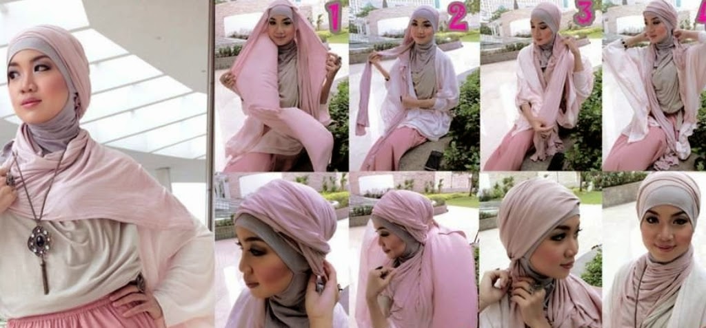 Kreasi Jilbab Modern Untuk Pesta