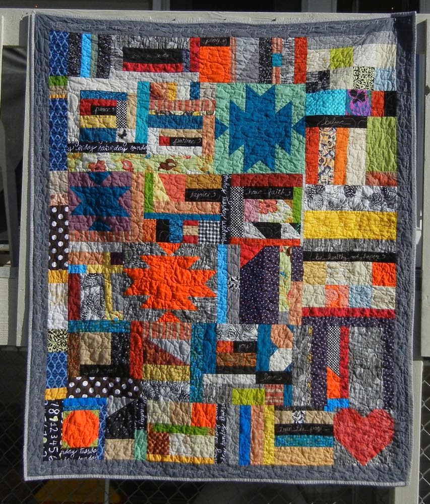 Baumcat: Improv quilt