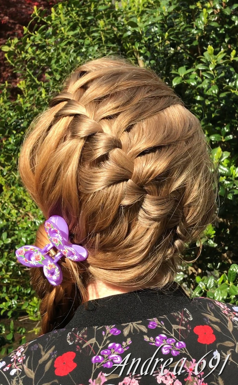 Braids & Hairstyles for Super Long Hair: A waterfall braid to go ...