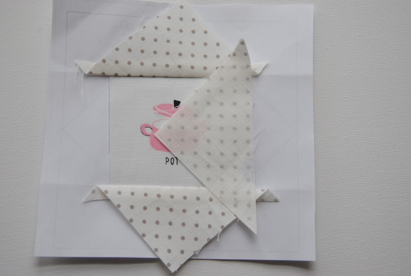 1/4" mark: squares in square block templates + tutorial