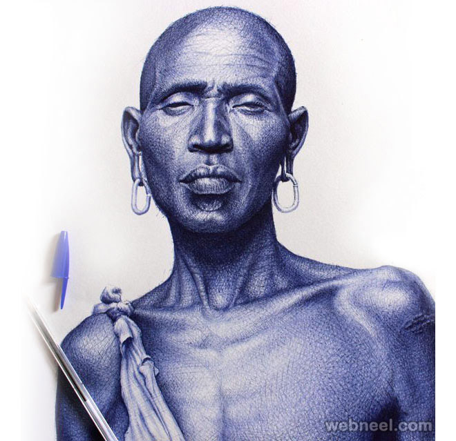 Realistic Ballpoint Pen Drawings | picz4pin