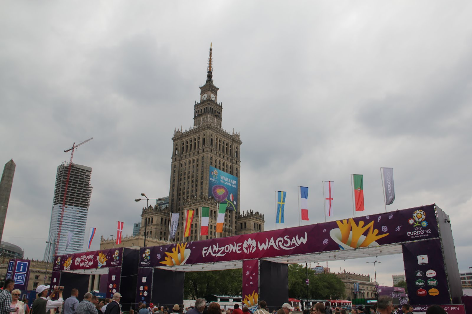 Nielson Poland Warsaw Mission Blog: Euro Cup Games and Warsaw is READY.