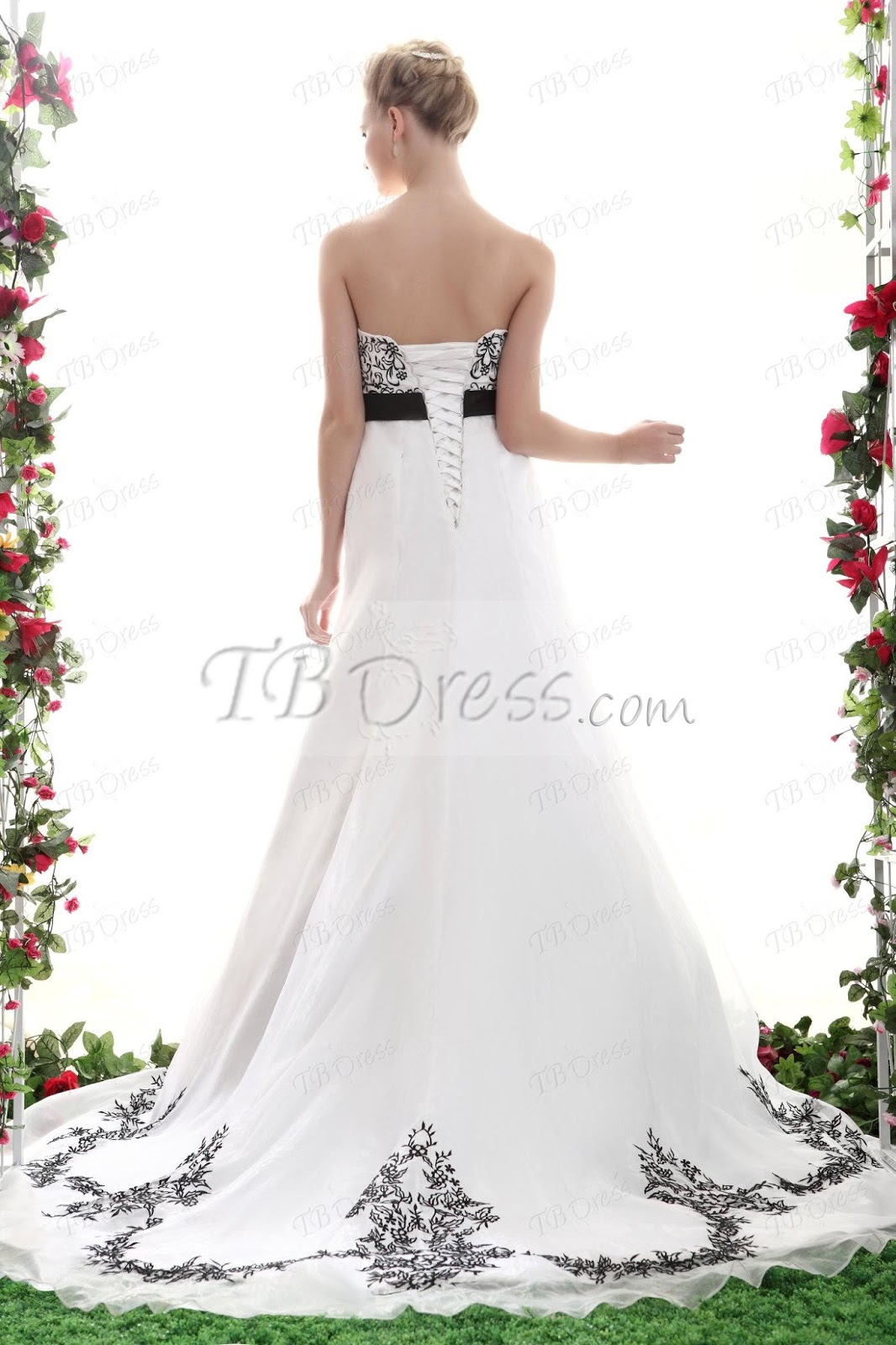 Tbdress Reviews: A-Line Strapless Sleeveless Floor-Length Chapel Yana's ...