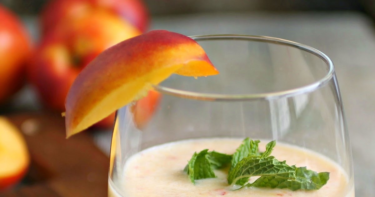 Hungry Couple: Thirsty Thursdays: Creamy Frozen Nectarine Blitz