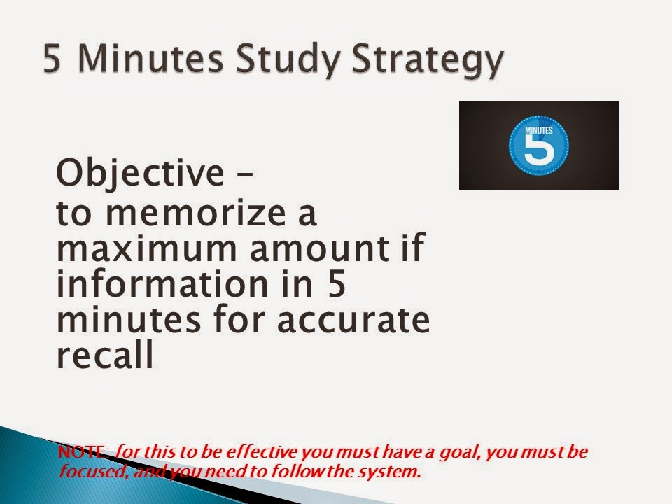 How to Study Using the 5 Minute Study Strategy | The Learning Cafe