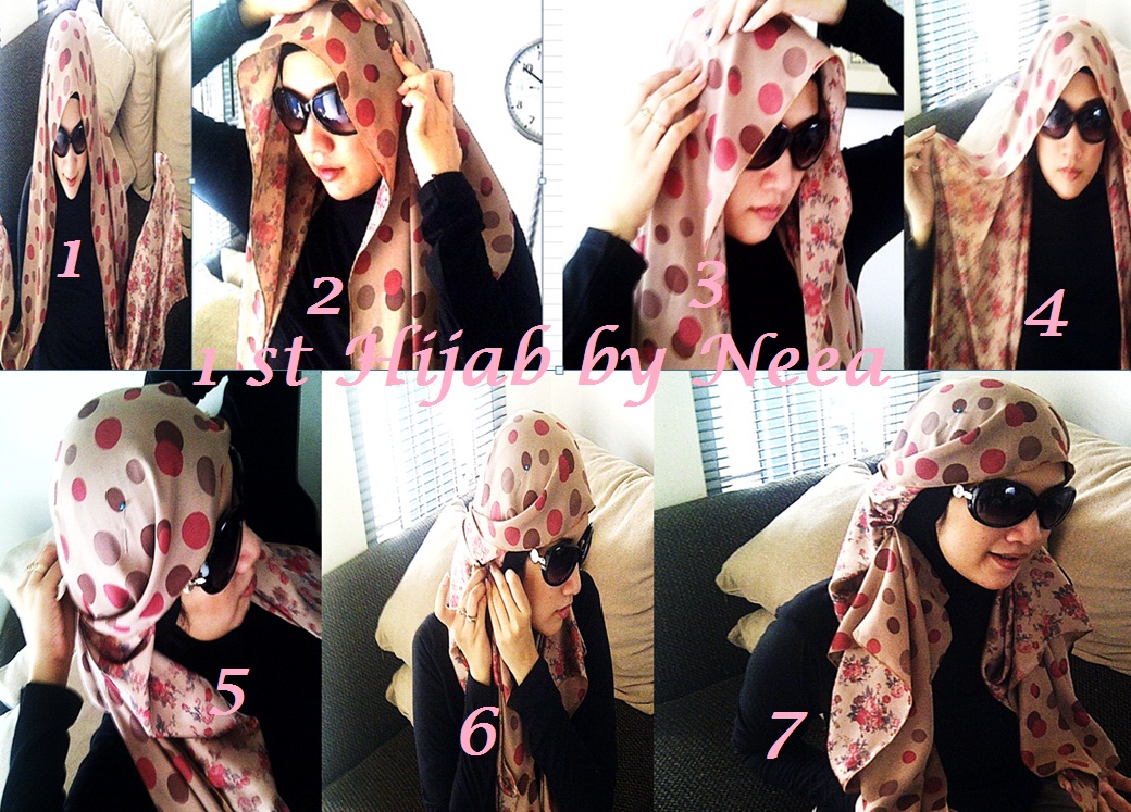 1st hijab: tutorial hijab satu