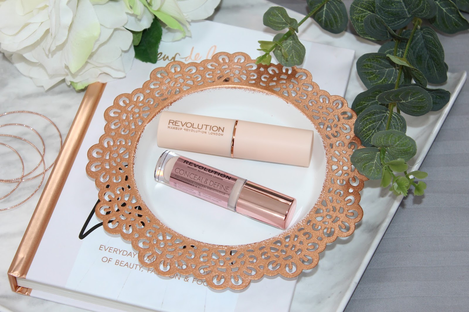 Makeup Revolution Fast Base Stick Foundation Review and Conceal and ...