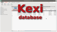 Kexi database para Debian, Ubuntu e derivados