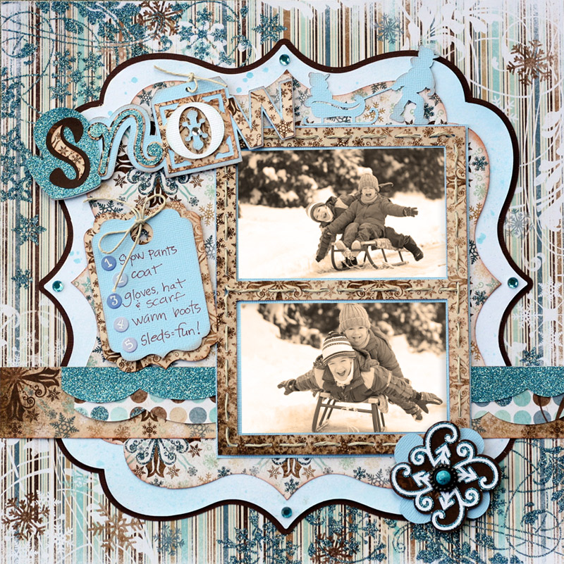 Amys Collages and Other Scrap Stuff: Let’s Go For The Snow!