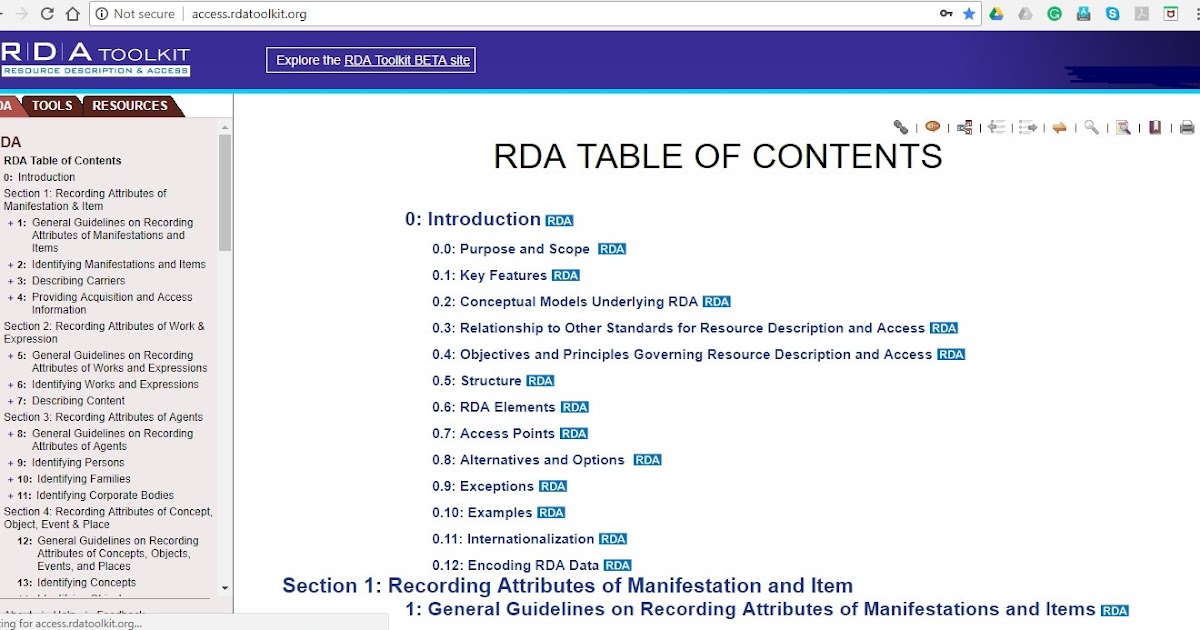 RDA Toolkit