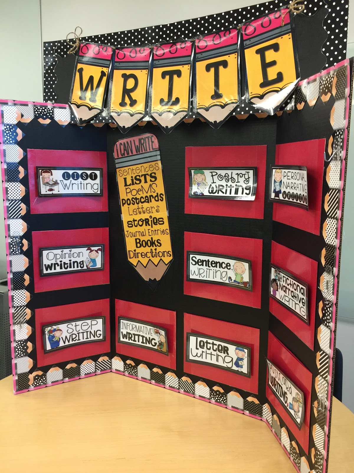 Teaching With Terhune: Writing Center Board with Tons of Activities for ...