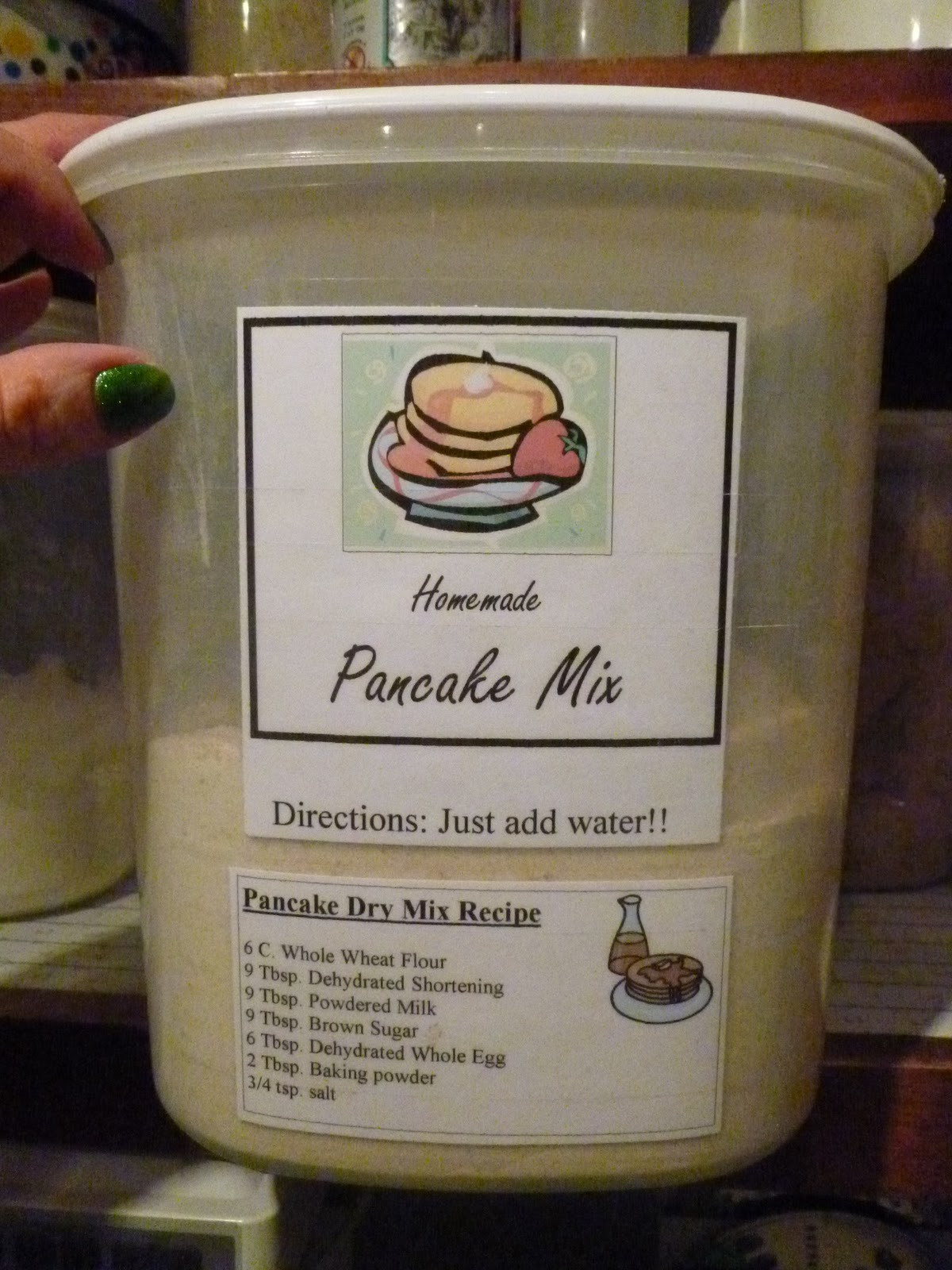 Simply Frugal Lifestyle: Cheaper and EASY Pancake Mix