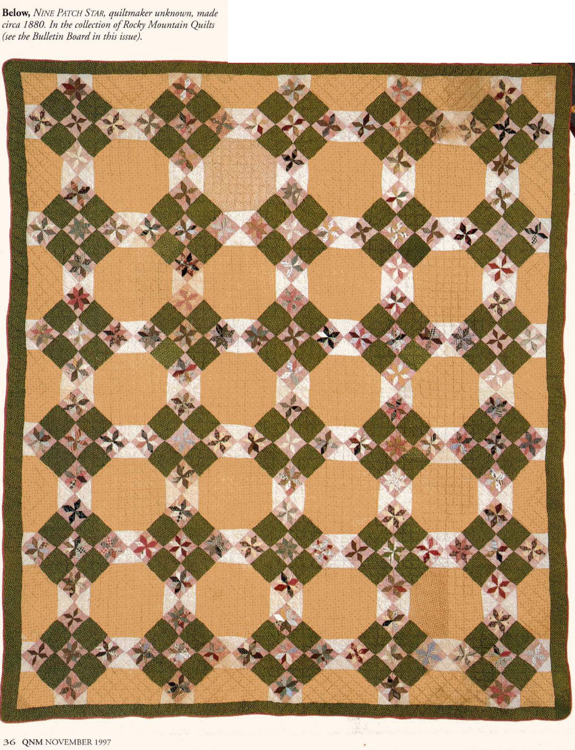 Cloud of Quilt Patterns: Two Block Quilts: Snowballs Plus