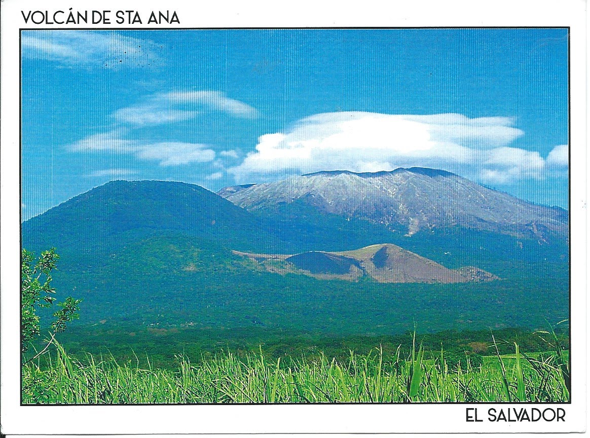 MY POSTCARD-PAGE: EL SALVADOR ~ Santa Ana Volcano - Los Volcanes ...
