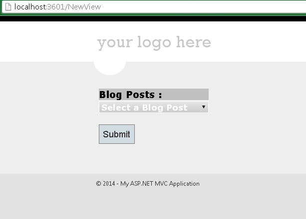 The ASP.NET MVC Club: Step By Step How to create a DropDownList HTML Helper loaded from Database