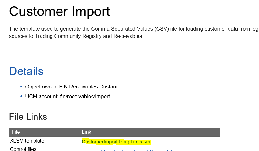 Oracle Application's Blog: Part1 : Customer Import in Oracle Fusion ...