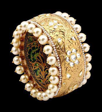 Broad Antique Kada Designs - Jewellery Designs