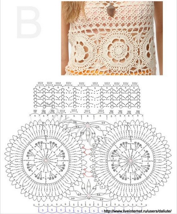 Ergahandmade: Crochet Top + Diagrams