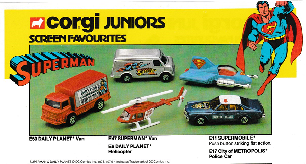 The Dork Review: Corgi's Superman Vehicles