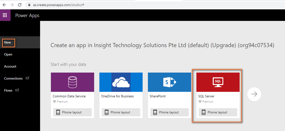 Aroh's Microsoft 365 Musings: How to: Use Power Apps with Azure SQL Server