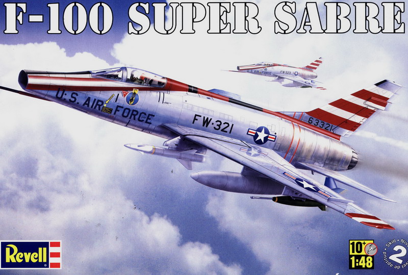 Kuzmodels Minicraft: Monogram F-100D Super Sabre Scale 1/48