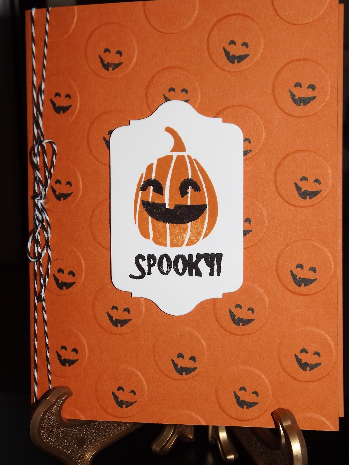 Nanny's Pansy Patch: Halloween Card - Pumpkins