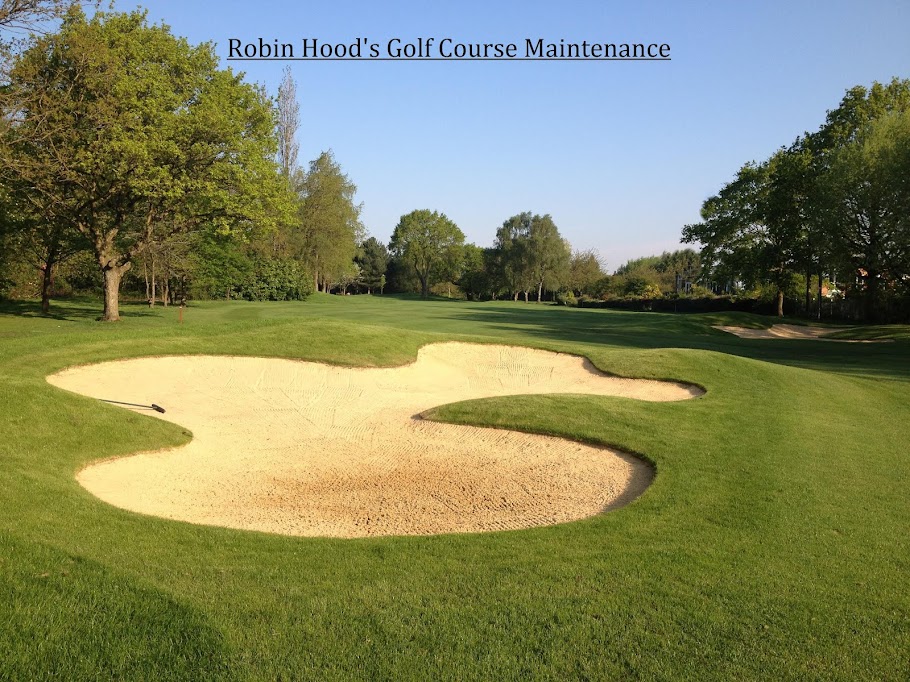 Robin Hood Golf Course Maintenance: Verti Draining Fairways