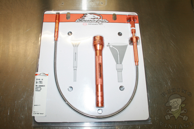 Screamin' Eagle Nut Grabber and Lighted Pick-Up Toolkit ~ Riding Vintage