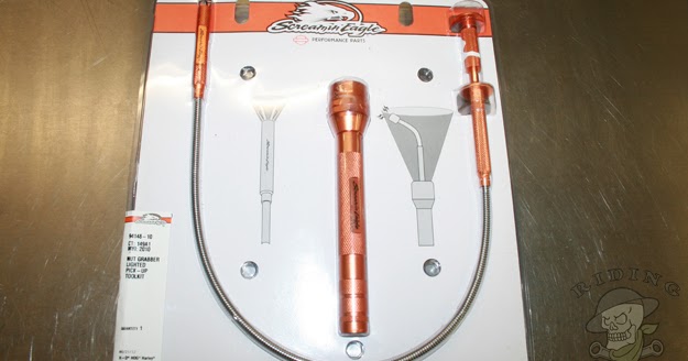 Screamin' Eagle Nut Grabber and Lighted Pick-Up Toolkit ~ Riding Vintage