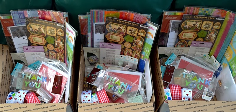 Capadia Designs: Blog Celebration Boxes will be going to...