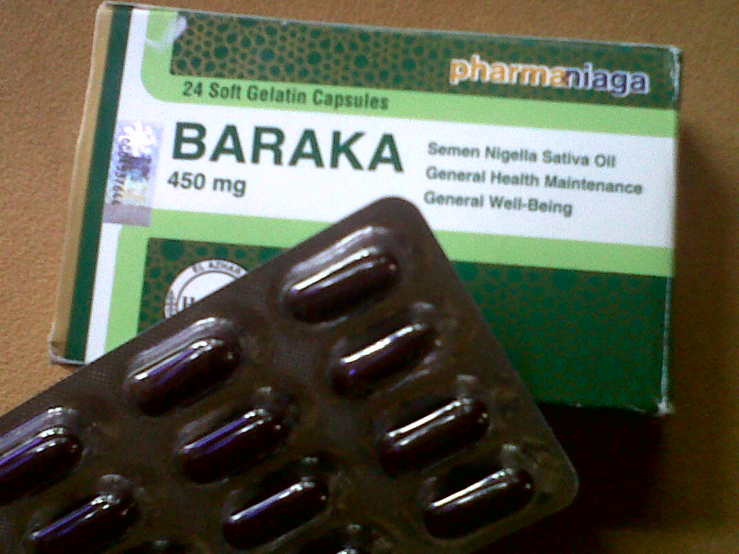 IdahDuniaHerbs: BARAKA (Habbatus Sauda -Semen Nigella Sativa Oil)