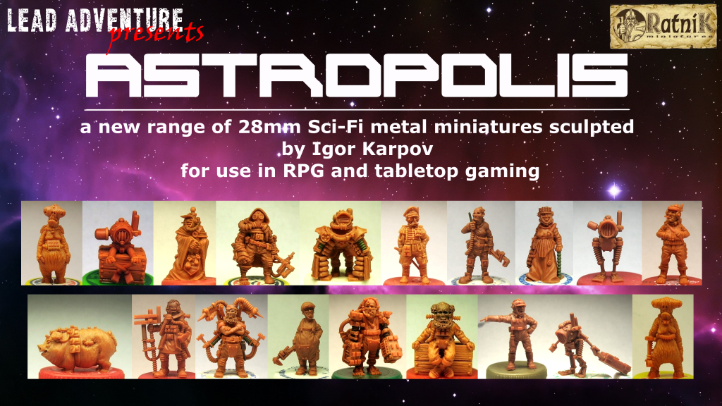 Wargame News and Terrain: Lead Adventure Miniatures: Science Fiction ...