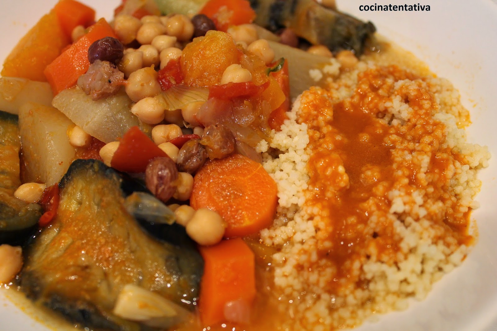 Mis recetas escondidas: ¡¡¡CUSCÚS ARGELINO CON VERDURAS!!!.