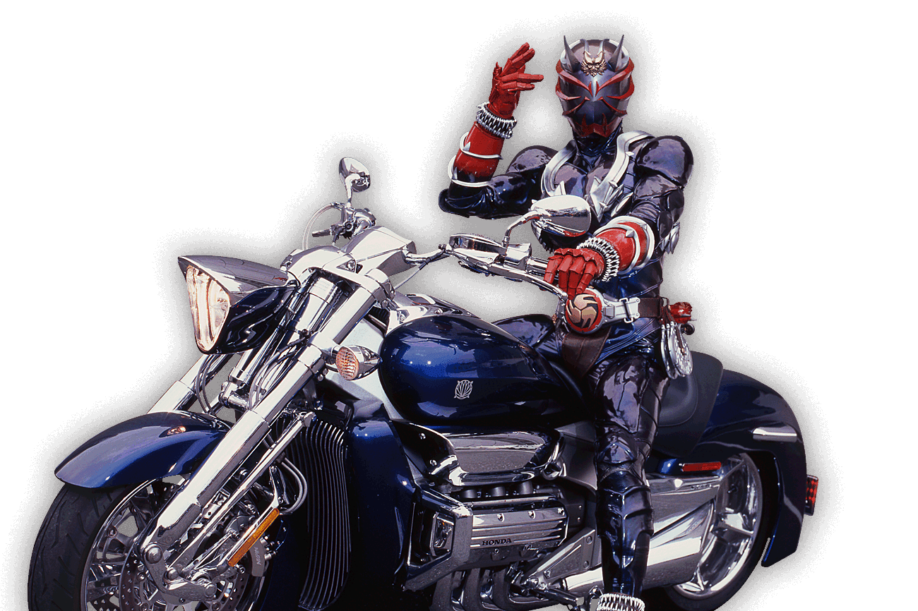 Motor-motor yang dijadikan platform motor Kamen Rider