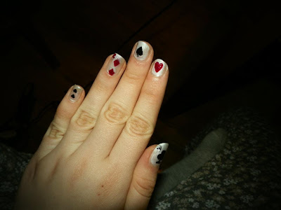 Millie French: Playing Card Nails