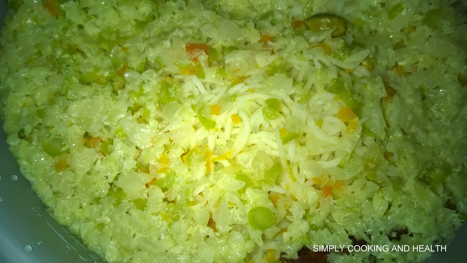 Simply Cooking and Health: Easy Mixed vegetable rice with coconut milk