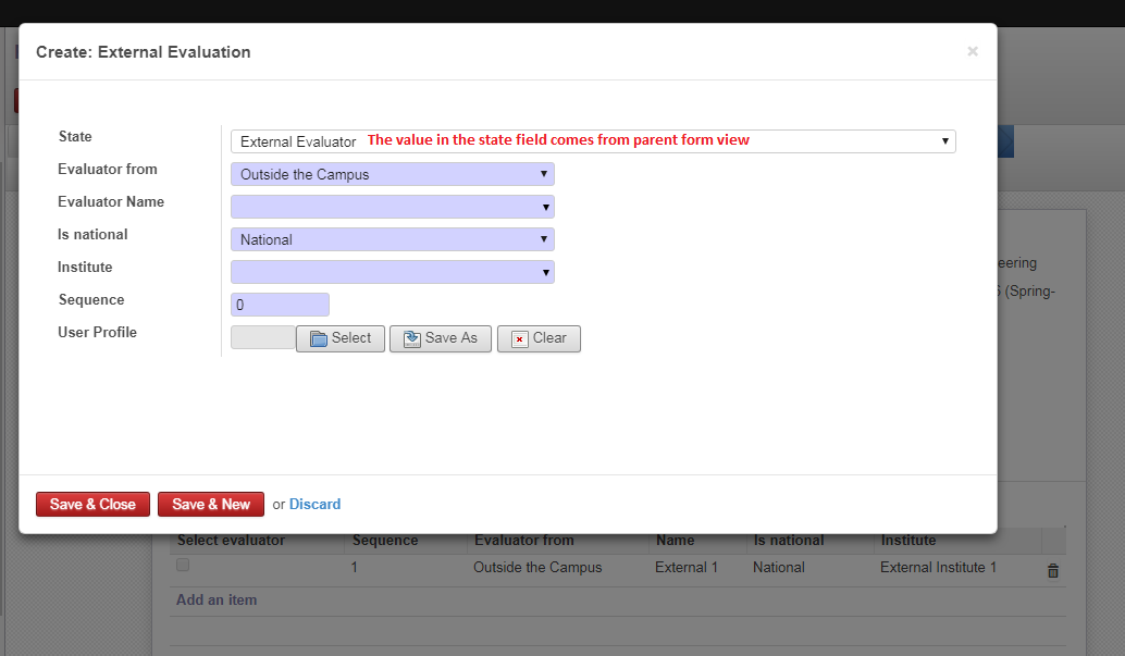 Get parent form value in one2many form view or pop up form view - StarNT