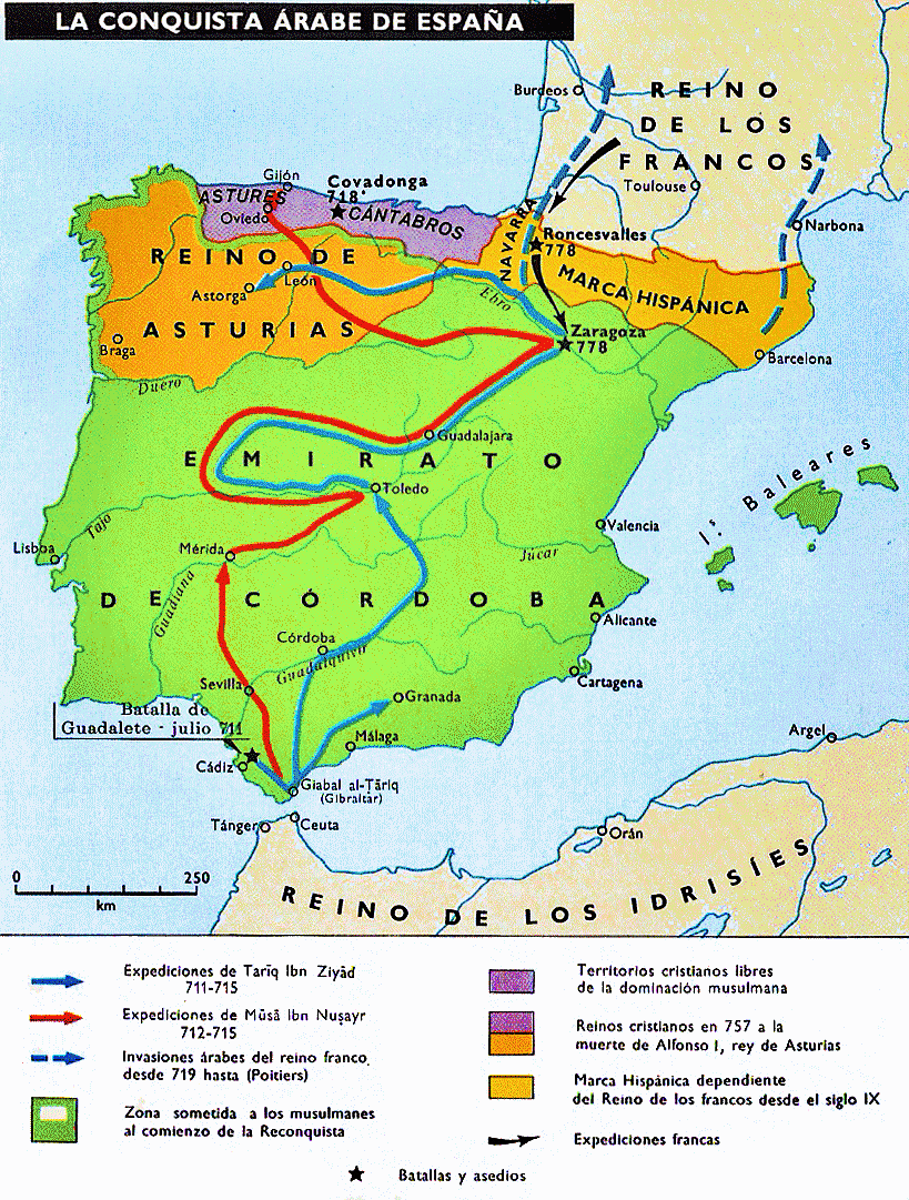Arab conquest of Spain (711-720) | History Class