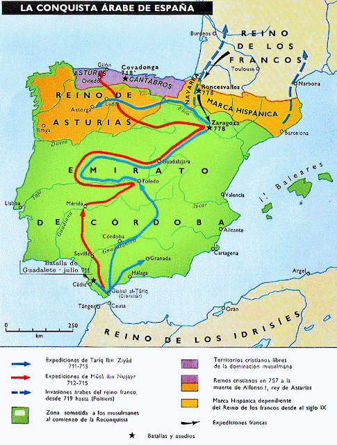 Arab conquest of Spain (711-720) | History Class