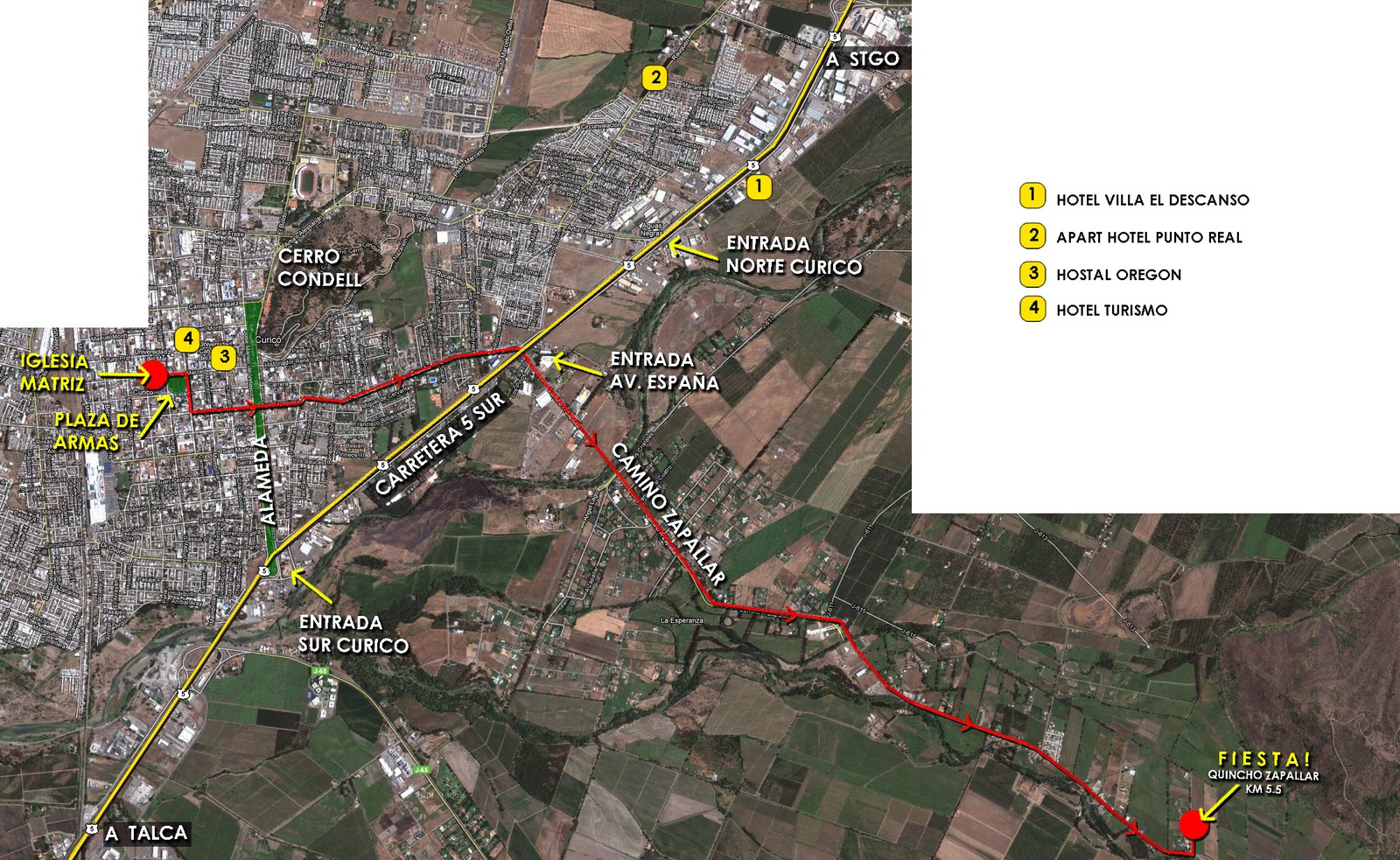 cota y francisco !!: mapa de curicó!