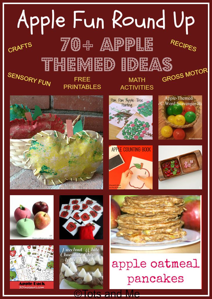 Tots and Me... Growing Up Together: Littles Learning Link Up: Apple Fun ...