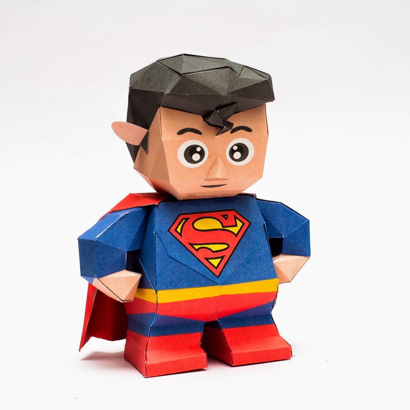 Chibi Superman Papercraft Model | Papercraft Free Download And Paper ...