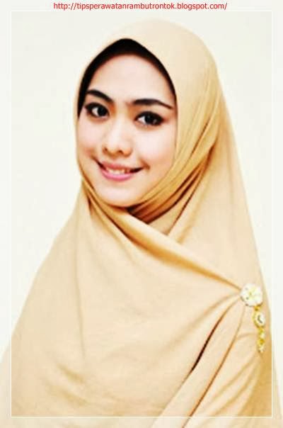 Model jilbab modern untuk wajah bulat terbaru