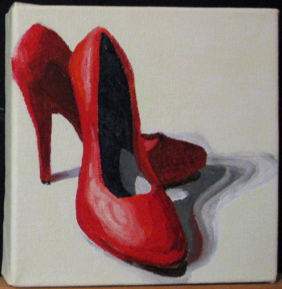 Nan Johnson Art Blog: The Angels Wanna Wear My Red Shoes
