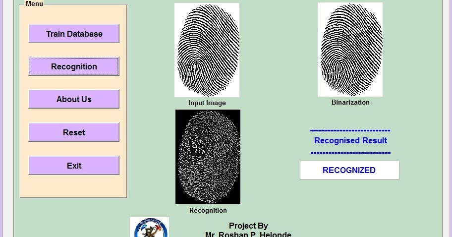 Fingerprint Recognition using Image Processing full Matlab Project with ...