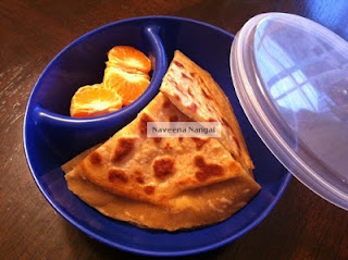 Stuffed Cheese Chapati