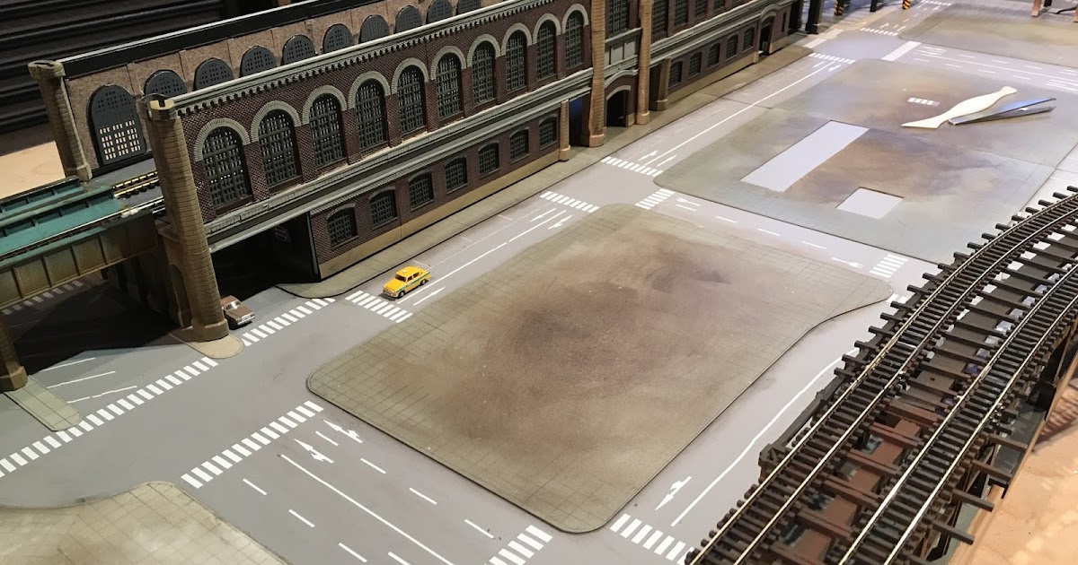 quinntopia - An N Scale blog: STREETS & SIDEWALKS