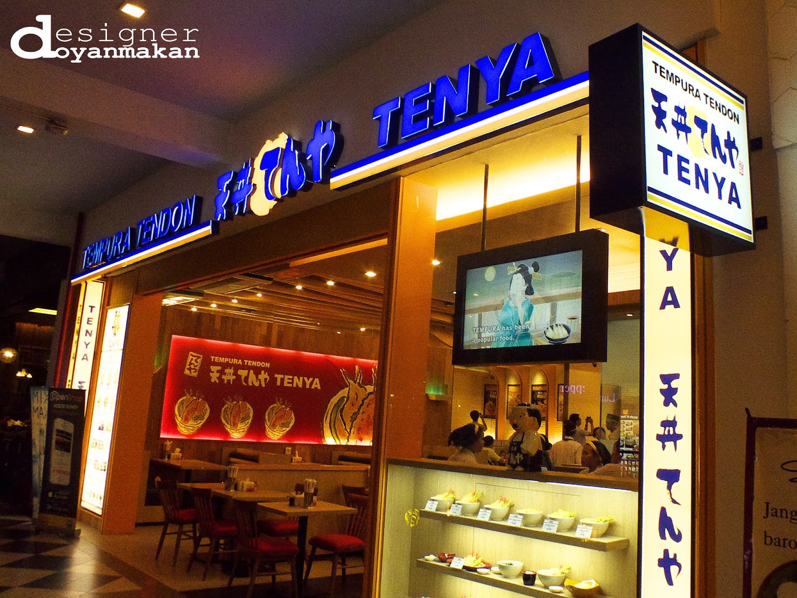 Designer Doyan Makan: Tendon Tenya