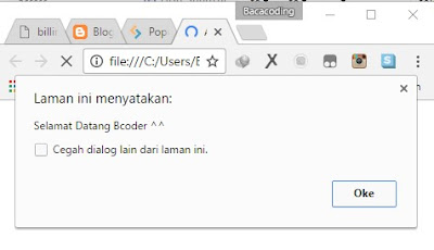 Cara Membuat Alert di Web Dengan JavaScript - BACA CODING